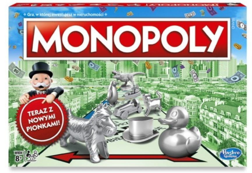 Gra planszowa Hasbro MONOPOLY NOWE PIONKI (C1009) Świat Papieru